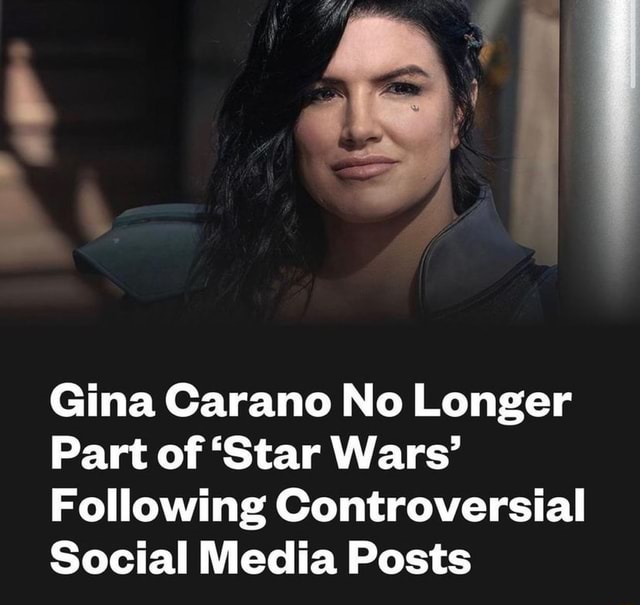 Gina Carano No Longer Part of 'Star Wars' Following Controversial ...