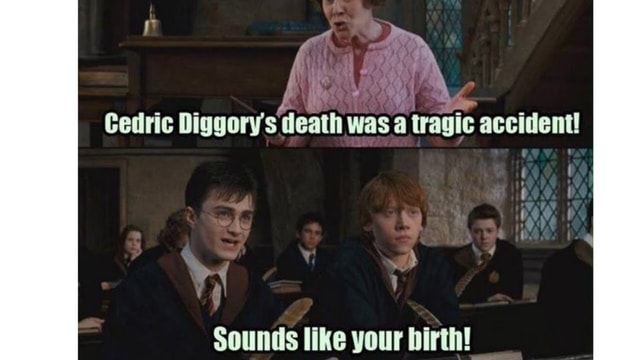 It Cedric Diggory's death was a tragic accident! Val Sounds like your ...