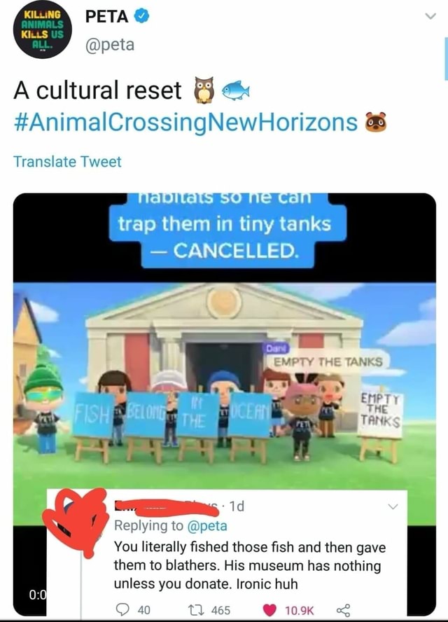 PETA @peta A cultural reset #AnimalCrossingNewHorizons Translate Tweet ...