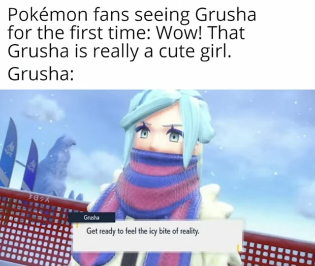 Pokemon fans seeing Grusha for the first time: Wow! That Grusha is ...