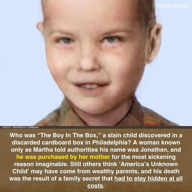 "The Boy In The Box" Remains The Most Disturbing Unsolved Murder In ...