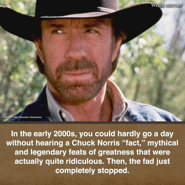 WEIRD HISTORY, In the early 2000s, you could hardly go a day without ...