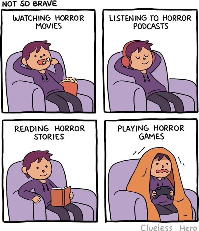 NOT SO BRAVE WATCHING HORROR LISTENING TO HORROR MOVIES PODCASTS ...