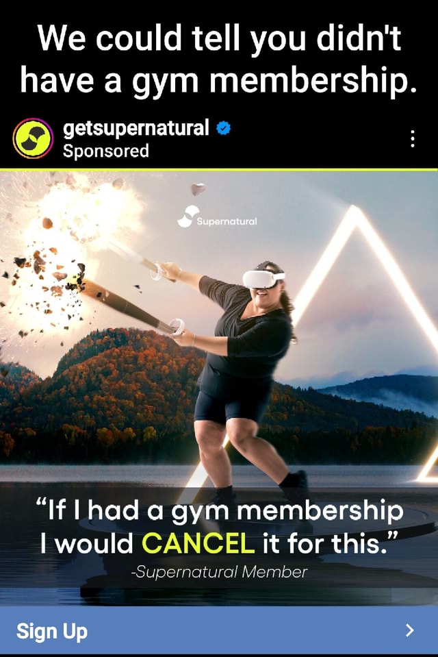 We could tell you didn't have a gym membership. getsupernatural ...