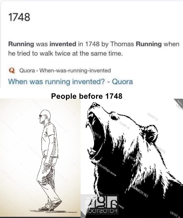 1748 Running was invented in 1748 by Thomas Running when he tried to ...