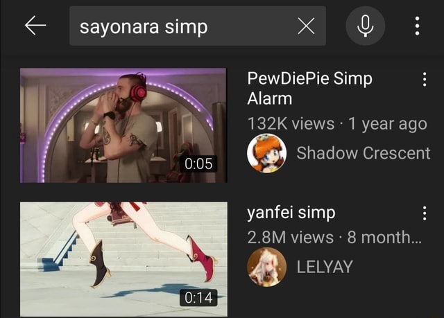 Sayonara sim PewDiePie Simp Alarm 132K views 1 year ago Shadow Crescent ...