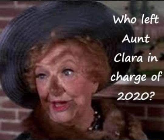 Wihho left Aunt Clara in charge of 2O20? - iFunny