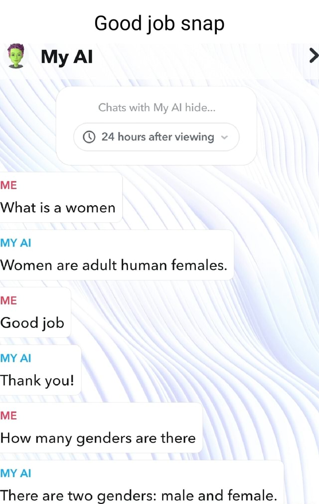 Good job snap My Al Chavs with 24 hours after viewing ME What is a ...