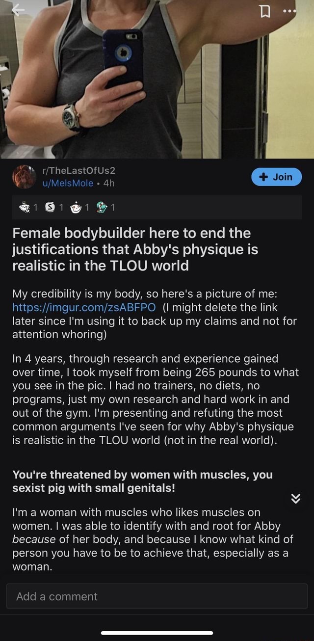 Join @1 888i oi Female bodybuilder here to end the justifications that ...
