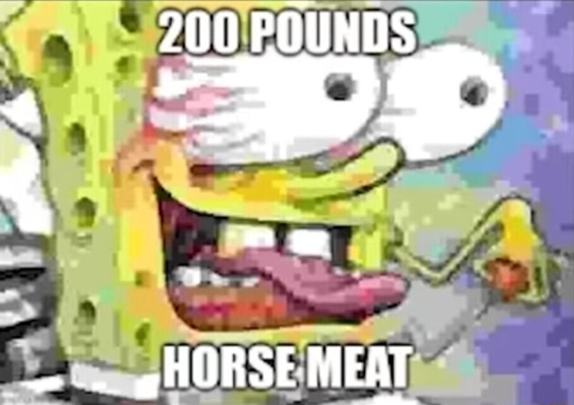 200 POUNDS gHORSE MEAT - iFunny