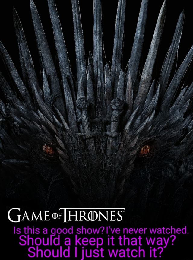 GA EONS Is this a good show? I've never watched. Should a keep it that ...