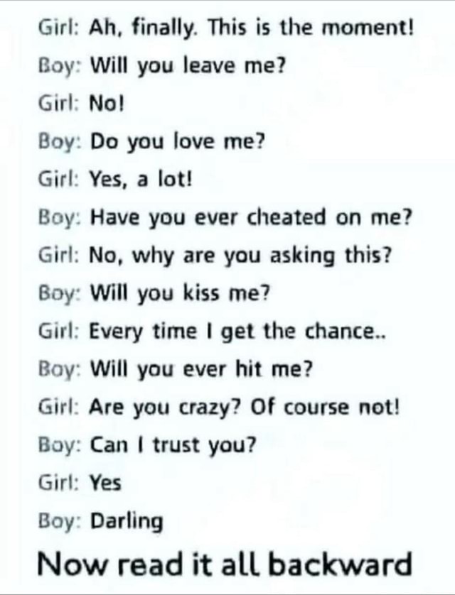 Girl: Boy: Girl: Boy: Girl: Boy: Girl: Boy: Girl: Boy: Girl: Boy: Girt ...
