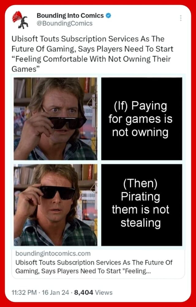 Bounding Into Comics Ubisoft Touts Subscription Services As The Future ...