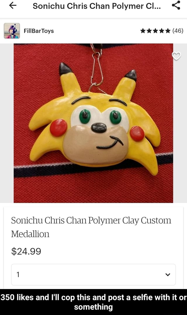 Sonichu Chris Chan Polymer Cl... FillBarToys Sonichu Chris Chan Polymer ...