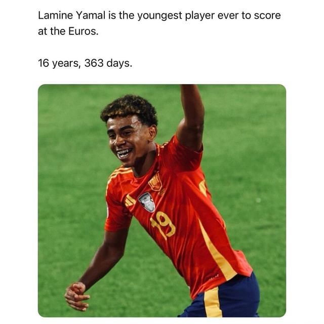 LAMINE YAMAL BECOMES THE YOUNGEST SCORER IN MEN’S EUROS HISTORY And ...