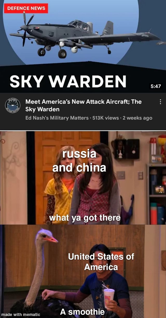DEFENCE NEWS SKY WARDEN Meet America's New Attack Aircraft; The Sky ...