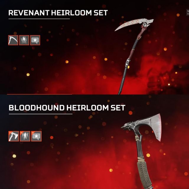 REVENANT HEIRLOOM SET IN BLOODHOUND HEIRLOOM SET - iFunny