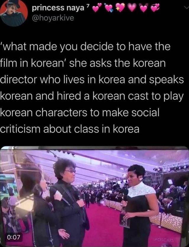 Princess naya" w" RM @hoyarkive 'what made you decide to have the film ...