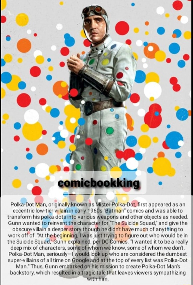 Comichookking) Polka Dot Man, originally known as Mister Polka Dot ...