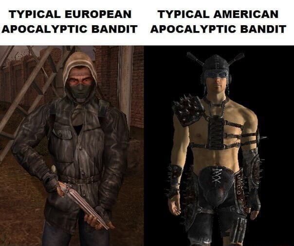 TYPICAL EUROPEAN TYPICAL AMERICAN APOCALYPTIC BANDIT APOCALYPTIC BANDIT ...