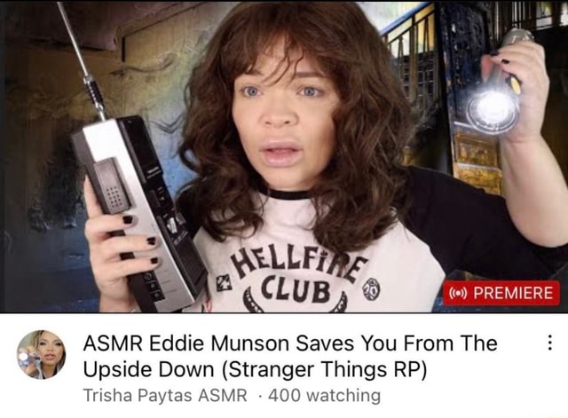 PREMIERE ASMR Eddie Munson Saves You From The Upside Down (Stranger ...