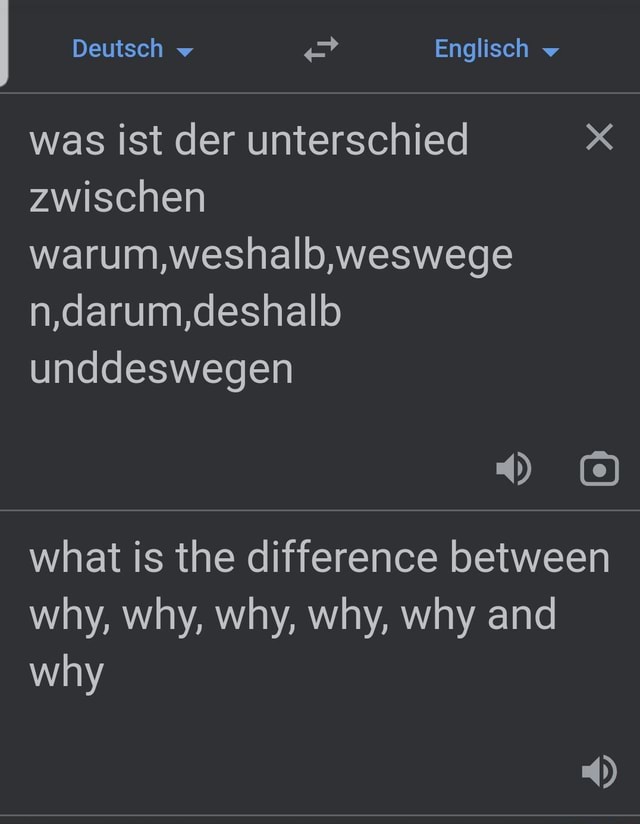 Deutsch Englisch was ist der unterschied Xx zwischen warum,weshalb ...