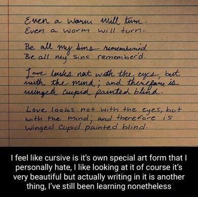 Will Even Be all_ sins the thin with the eyes, but painted I feel like ...