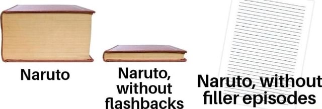 Naruto Naruto, without Naruto, without flashbacks filler episodes - iFunny