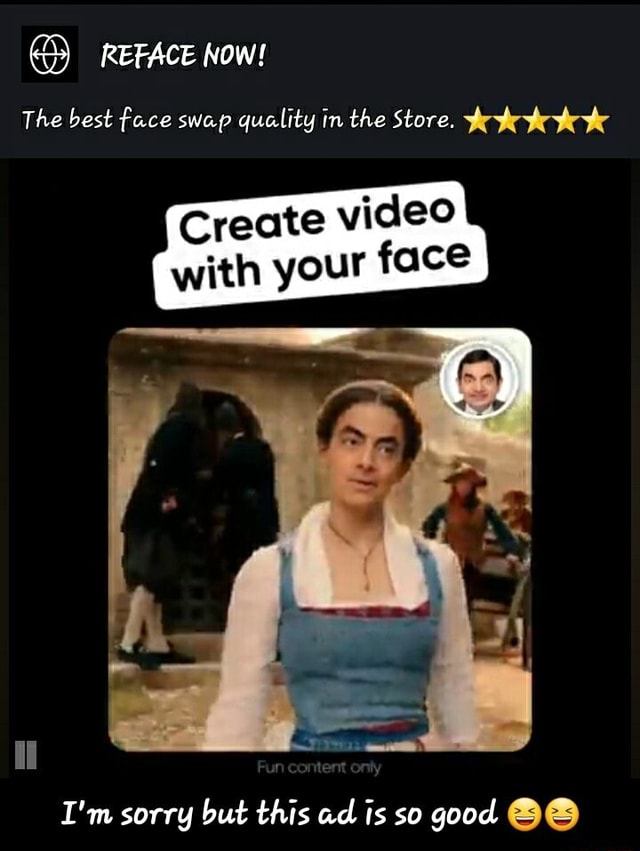 ) REFACE Now! The best face swap quality in the Store. Create video ...