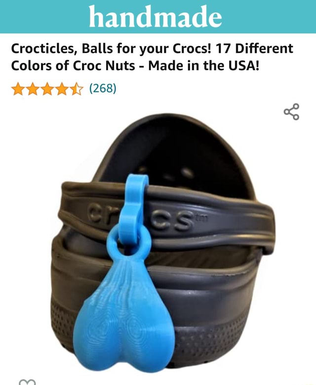 Crocticles, Balls for your Crocs! 17 Different Colors of Croc Nuts ...