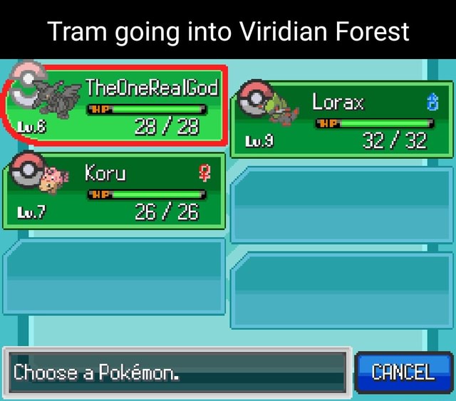 Tram going into Viridian Forest TheUneReslbod Lorax me Koru L.? 26 ...