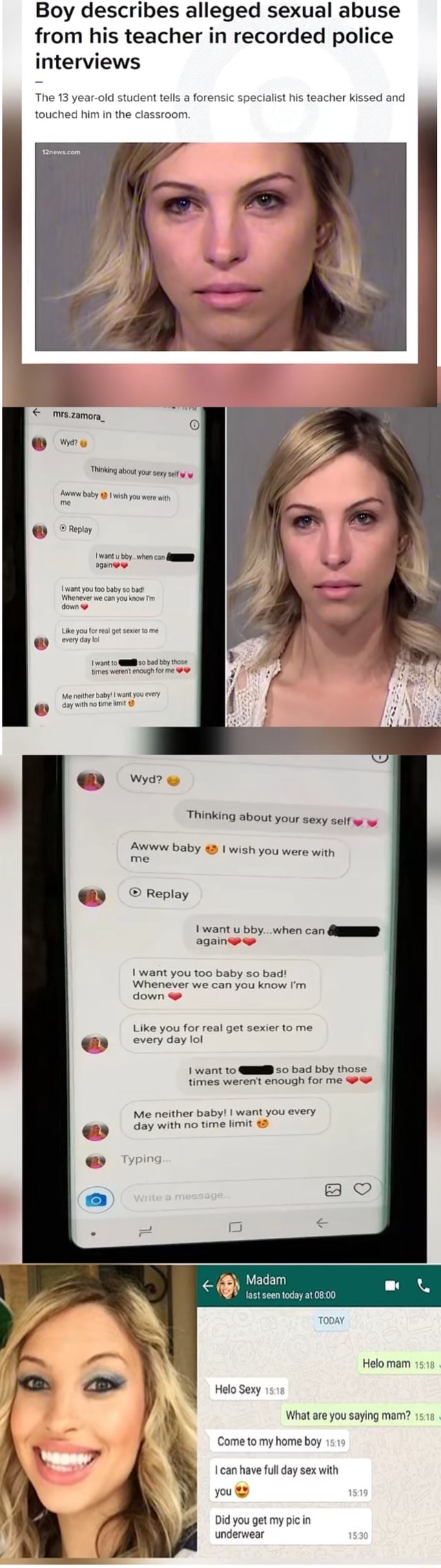 Boy describes alleged sexual abuse from his teacher in recorded police ...