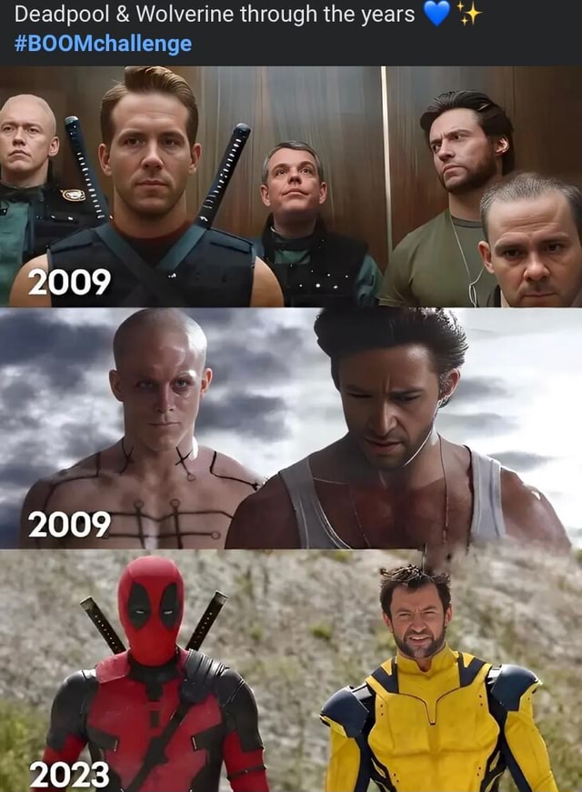 Deadpool & Wolverine through the years #BOOMchallenge - iFunny