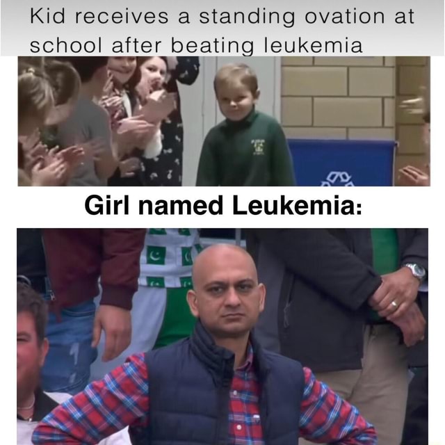 Kid receives a standing ovation at school after beating leukemia Girl ...