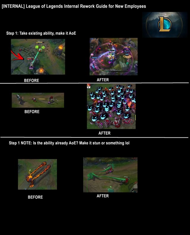 [INTERNAL] League of Legends Internal Rework Guide for New Employees ...