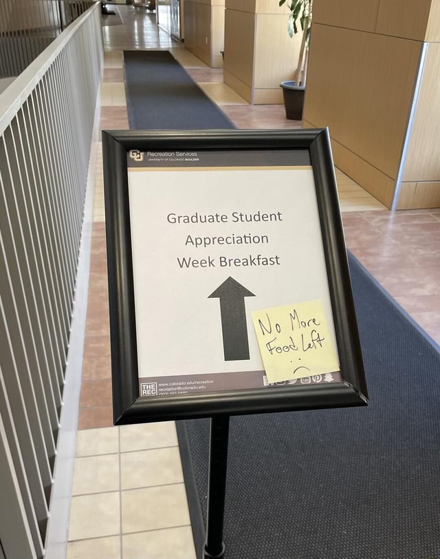 Graduate Student Appreciation Week Breakfast - iFunny
