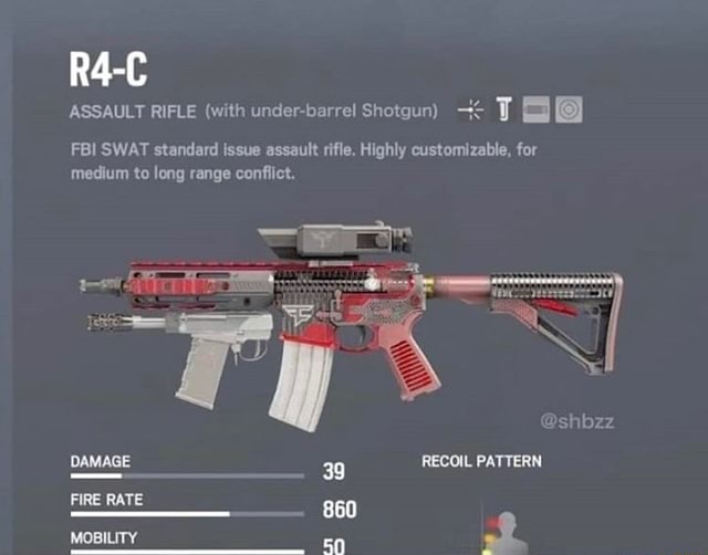 ASSAULT RIFLE (with under-barrel Shotgun) Y E FBI SWAT standard issue ...