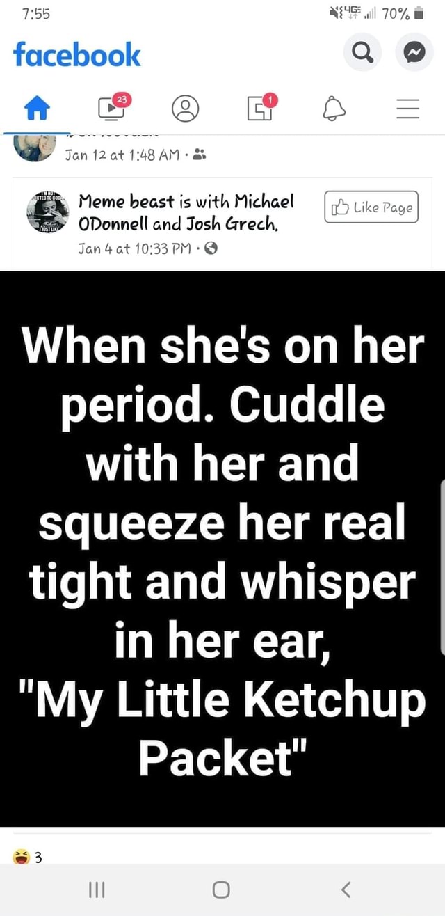 Al 70% facebook & PF Jan 12 at Meme beast is with Michael ODonnell and ...