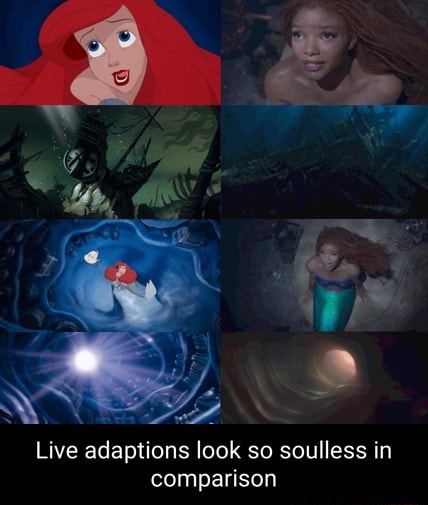 Live adaptions look so soulless in comparison - iFunny