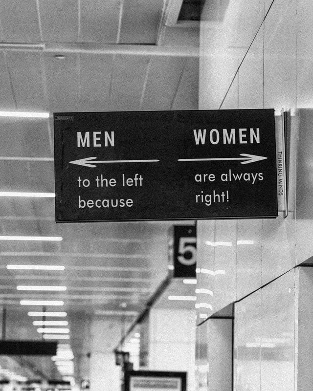 MEN WOMEN to the left are always because - America’s best pics and videos