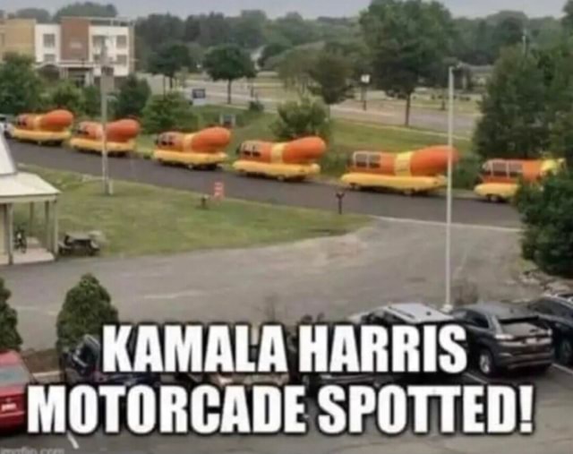 KAMALA HARRIS MOTORCADE SPOTTED! - America’s best pics and videos