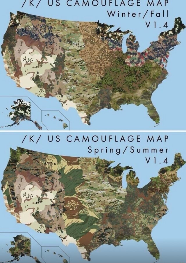 KF Us CAMOUFLAGE MAP /K/ US CAMOUFLAGE MAP od - iFunny