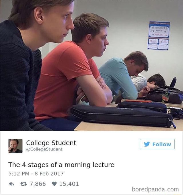 Four stages of attention - College Student tudent The 4 stages of a ...