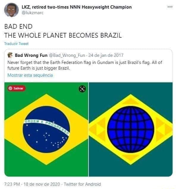 Retired two-times NNN Heavyweight Champion BAD END THE WHOLE PLANET ...