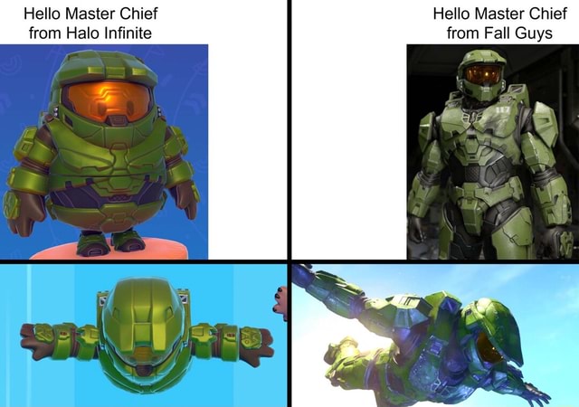 Hello Master Chief Hello Master Chief from Halo Infinite from Fall Guys ...