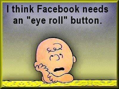 Think Facebook needs an "eye roll" button. - America’s best pics and videos