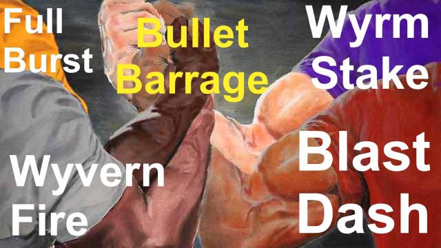 Full Burst Wyvern Fire Wyrm Stake Blast Dash - iFunny