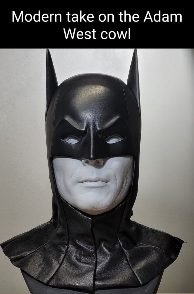Modern take on the Adam West cowl - iFunny