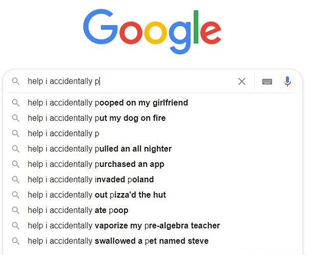 Google help i accidentally pI help i accidentally pooped on my ...