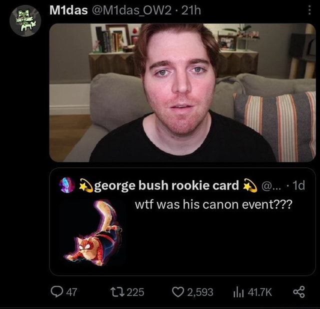 Midas Midas - @ george bush rookie card w... - id wtf was his canon ...
